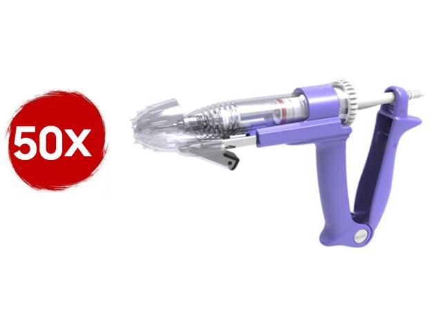 Combo 50 Seringas Simcro Accurus Fluxo Contínuo 12ML Tubo High Flow - Orbia